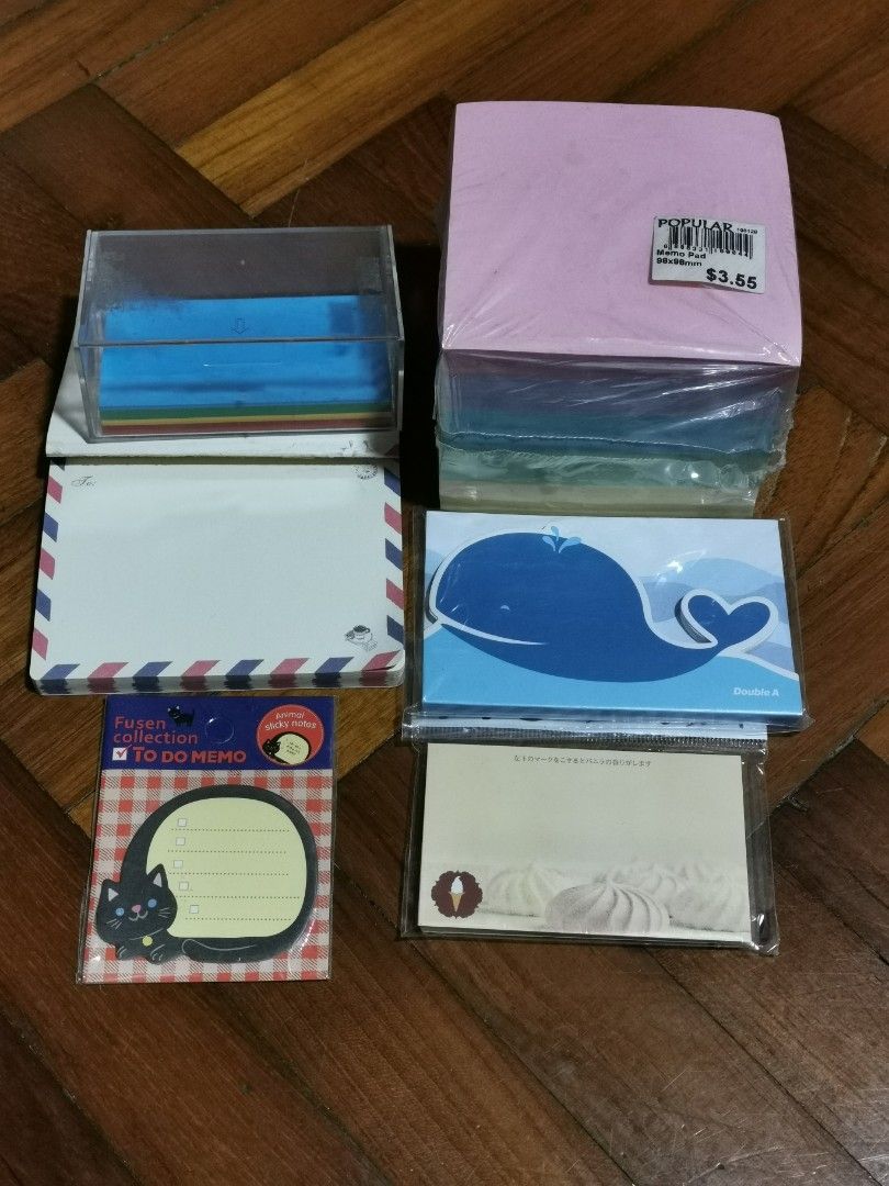 (FREE) Assortment of paper/cards/notes, Hobbies & Toys, Stationery ...