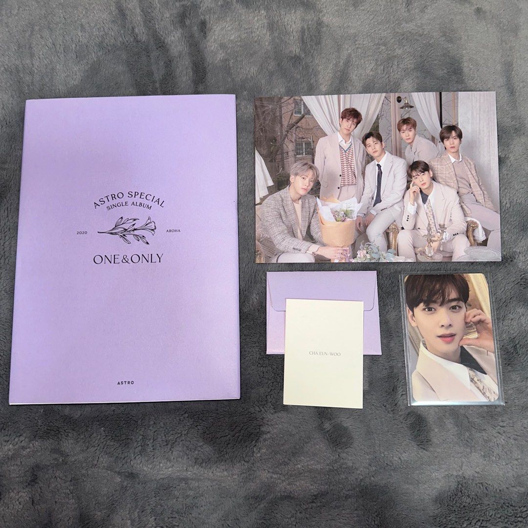 ASTRO One & Only Album Eunwoo Set Complete Inclusion, Hobbies & Toys ...