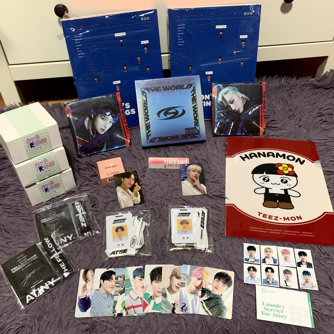 Ateez official merch clearance sale, Hobbies & Toys, Memorabilia ...