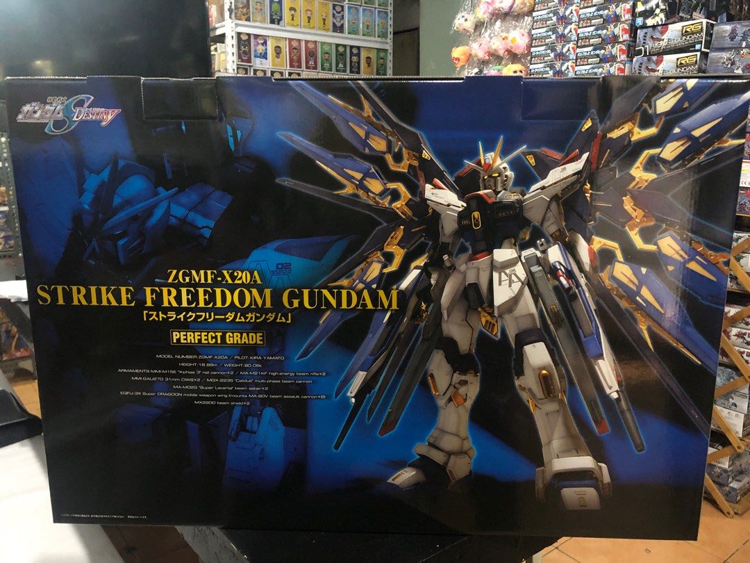 (SOLD)BANDAI Perfect Grade 1/60 Strike Freedom Gundam, Hobbies & Toys ...