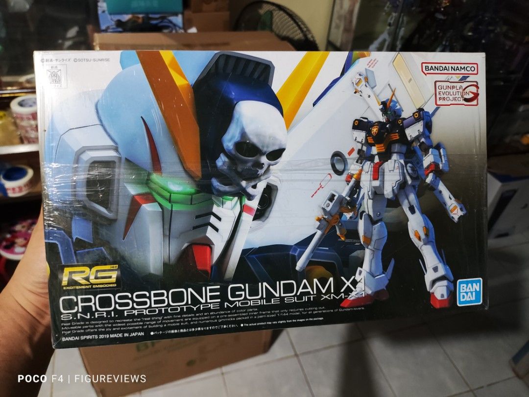 BANDAI RG 1/144 Crossbone Gundam X1/XM-X1 - Gunpla Evolution Project - (BANDAI Real Grade model ...