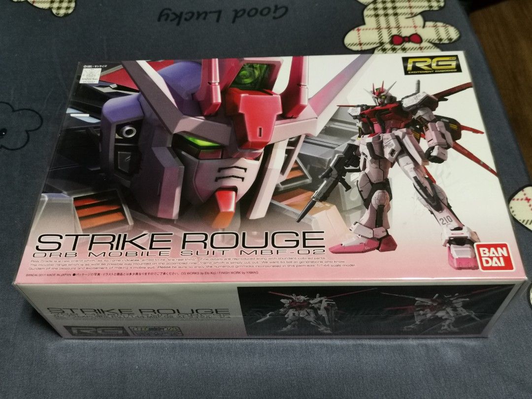 Bandai RG Strike Rouge Gundam Model Kit, Hobbies & Toys, Toys & Games ...