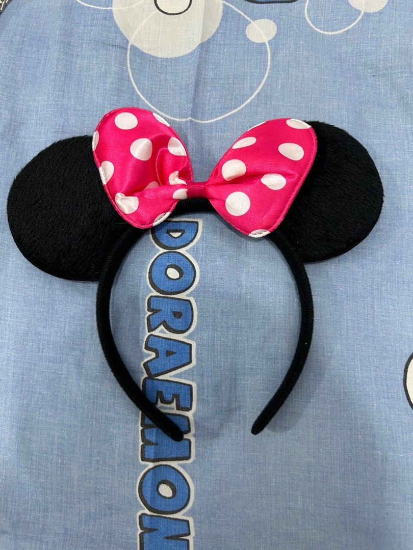 Bando Minnie Mouse disney, Fesyen Wanita, Tas & Dompet di Carousell