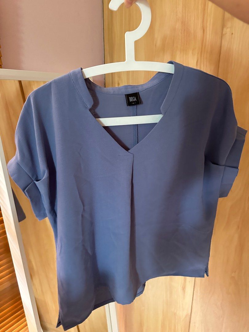 Bega Blue Top, Women's Fashion, Tops, Blouses on Carousell