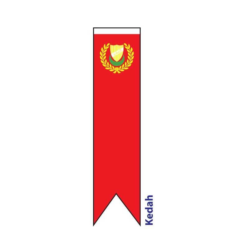 Bendera Kedah (Polyester) 2 x 8ft, Hobbies & Toys, Stationery & Craft ...