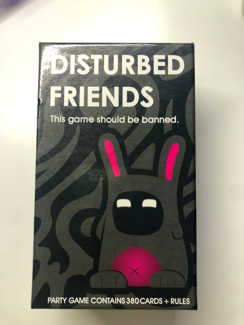 BNIB Disturbed Friends Card Game, Hobbies & Toys, Toys & Games on Carousell