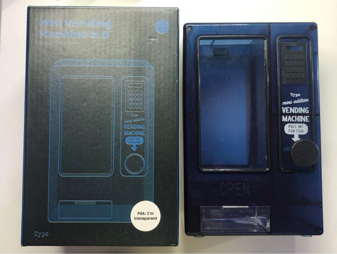 BNIP Typo Mini Vending Machine 2.0 (Blue), Hobbies & Toys, Toys & Games ...