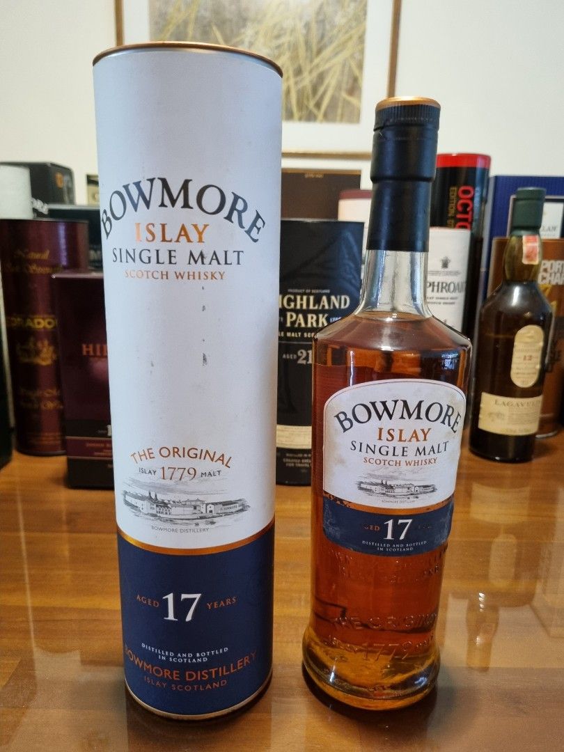 Bowmore 17 Single Malt Scotch Whisky (750ml), Food & Drinks, Alcoholic ...