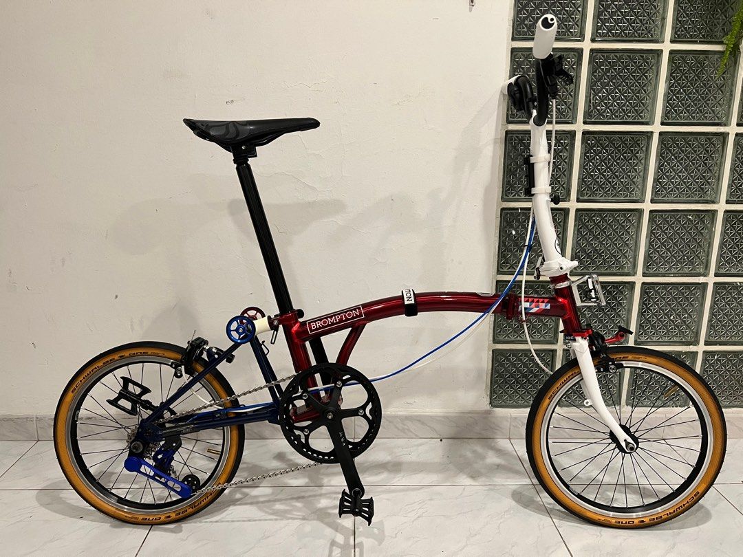 Brompton Team GB Modified External 4 Speed like P Line Limited Edition ...