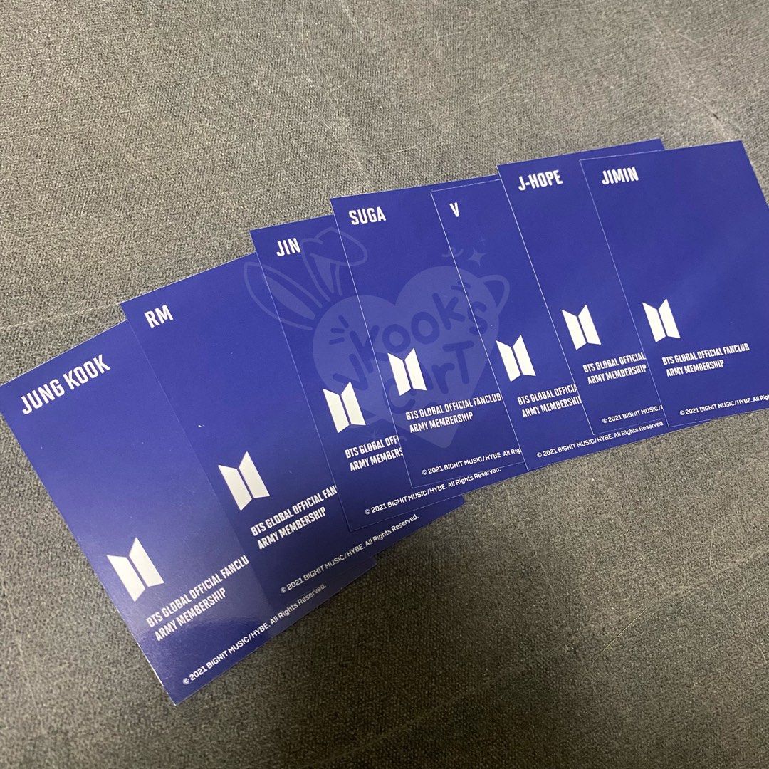 BTS 8th army membership kit mini pc, Hobbies & Toys, Memorabilia ...
