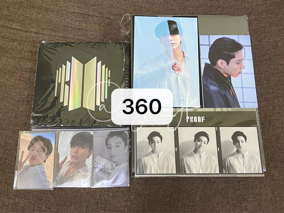 BTS proof album jungkook jk full set, Hobbies & Toys, Collectibles ...