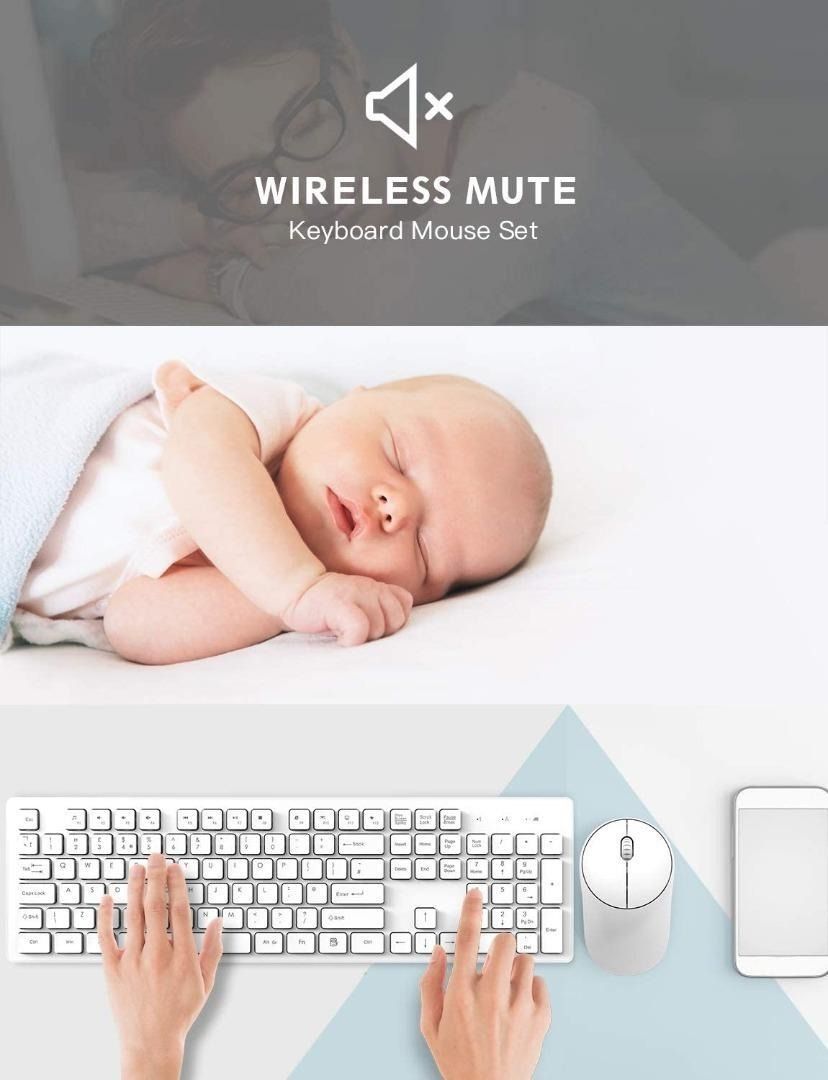 [C6994] Wireless Keyboard & Mouse, TedGem Wireless Keyboard and Mouse 2.4G Mouse Keyboard ...