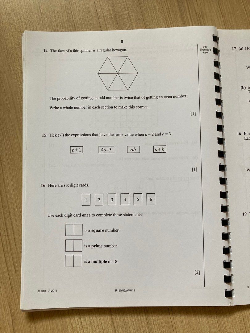 Cambridge Checkpoint Year 7 Science Progression Test Papers, Hobbies ...