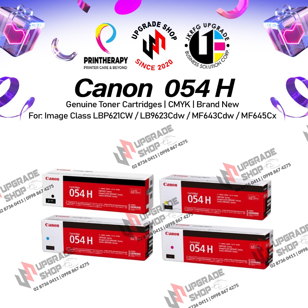 Canon 054 H Original Toner Cartridge CMYK Piece or Set | 054H 054 ...