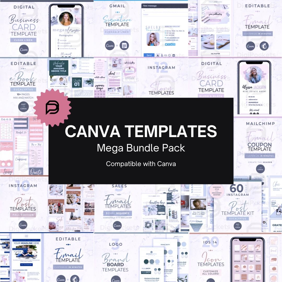 Canva Templates Mega Bundle Pack #Sell123, Computers & Tech, Parts ...
