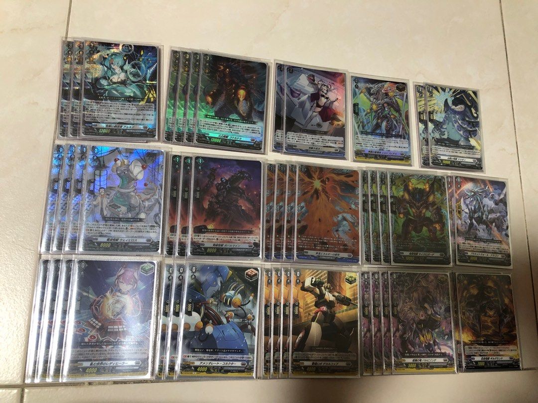 Cardfight Vanguard D High Rare Full build Arkhite Deck, Hobbies & Toys ...
