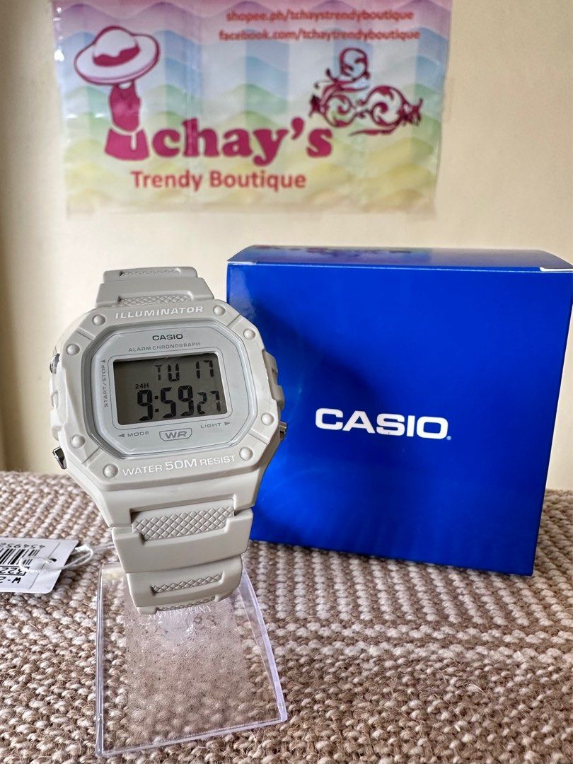 CASIO DIGITAL W-218HC SERIES, Women's Fashion, Watches & Accessories ...