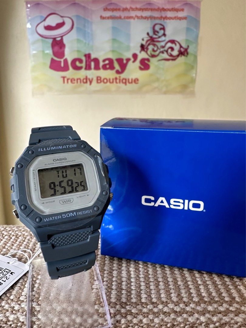 CASIO DIGITAL W-218HC SERIES, Women's Fashion, Watches & Accessories ...