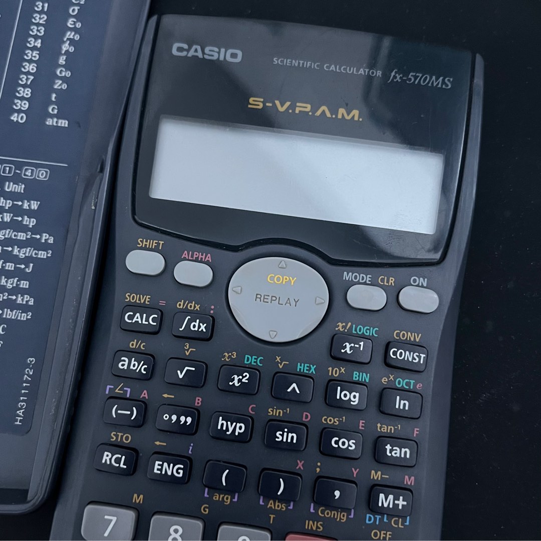 Casio Scientific Calculator fx-570MS, Computers & Tech, Office ...