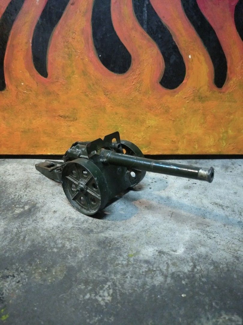 Cast Iron Britain Naval Gun Antique Toy 4.7" (RARE) Made in England ...