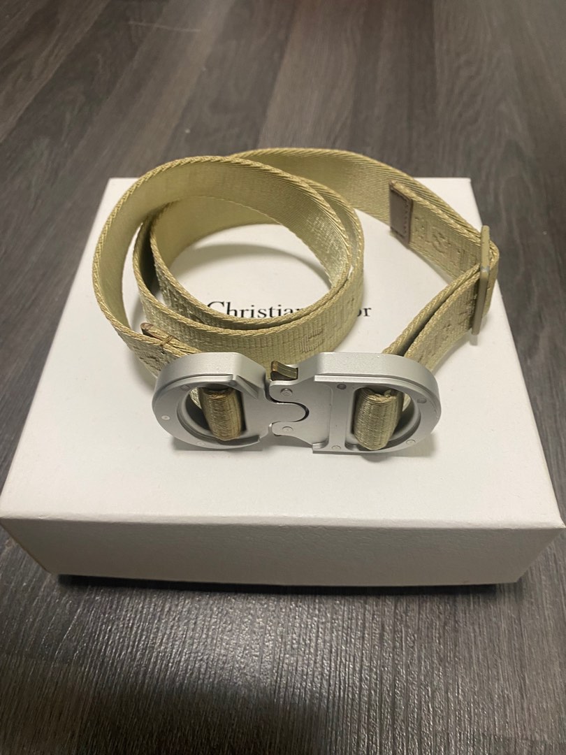 Christian Dior x Alyx Studios Rollercoaster CD Buckle Belt, Men's Fashion, Watches & Accessories ...