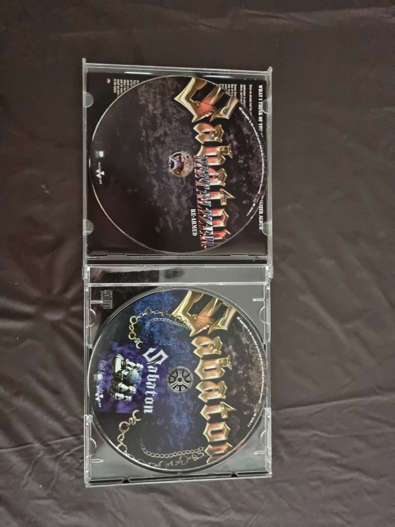 CD Sabaton Metalizer Rearmed/ Fist For Fight 2CD, Hobbies & Toys, Music ...