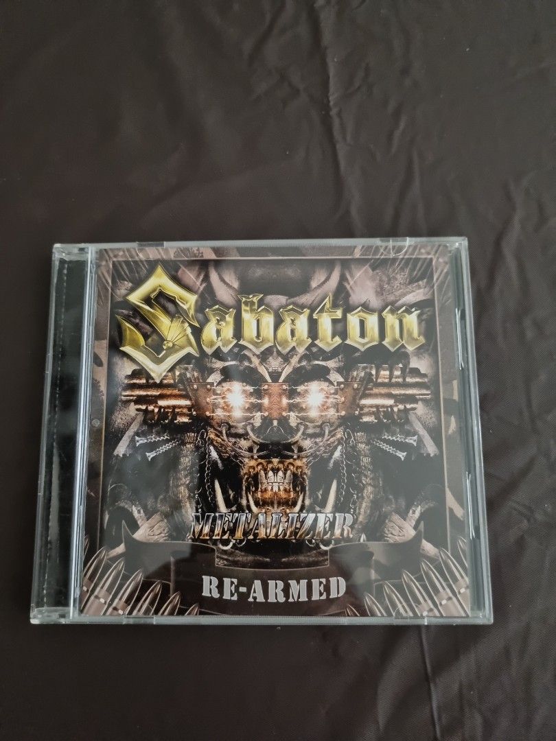 CD Sabaton Metalizer Rearmed/ Fist For Fight 2CD, Hobbies & Toys, Music ...