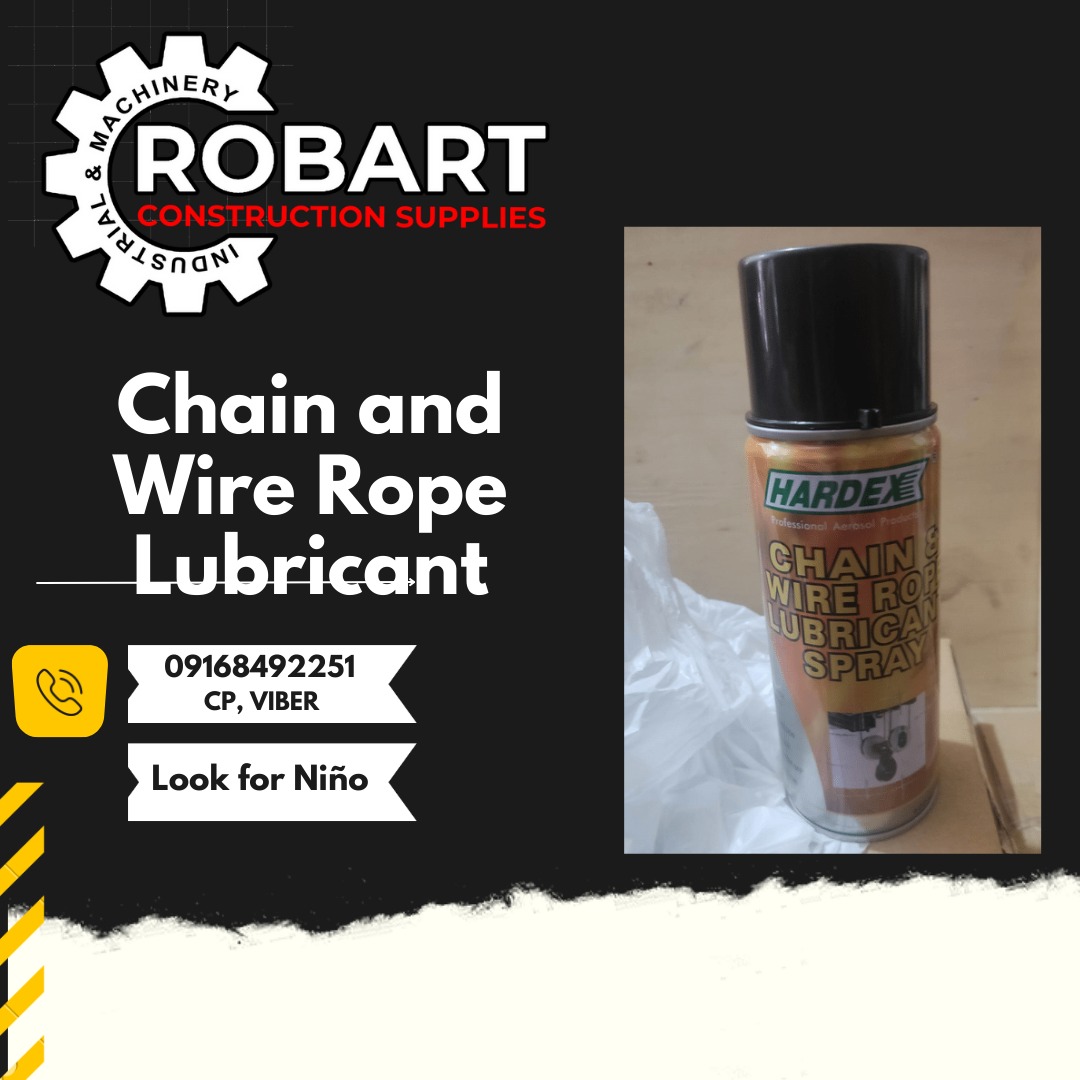 Chain and Wire Rope Lubricant, Commercial & Industrial, Construction ...