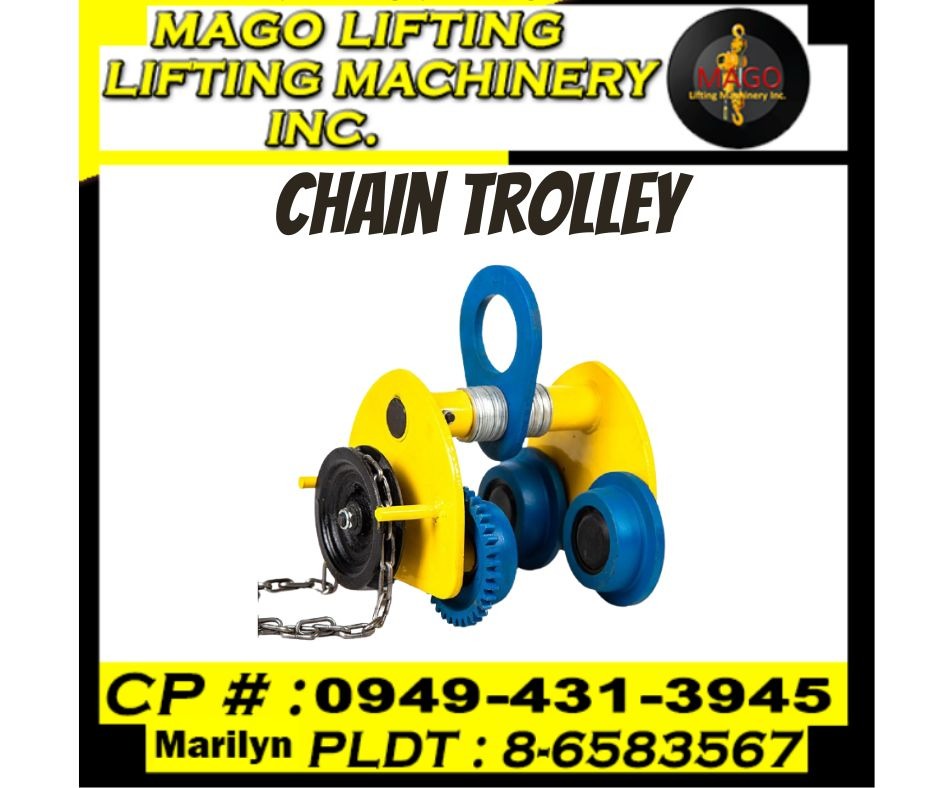CHAIN TROLLEY, Commercial & Industrial, Construction Tools & Equipment ...