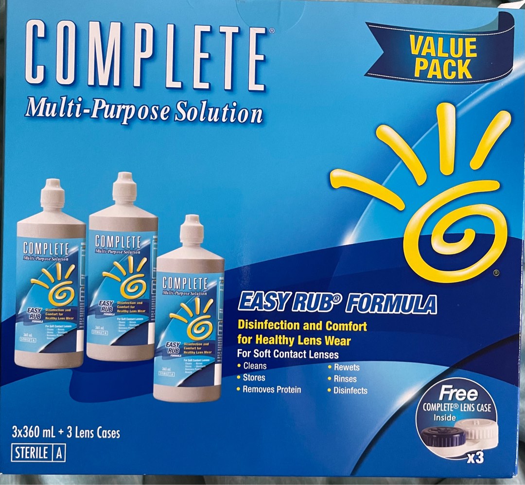 Complete multi-purpose solution, Beauty & Personal Care, Vision Care on ...