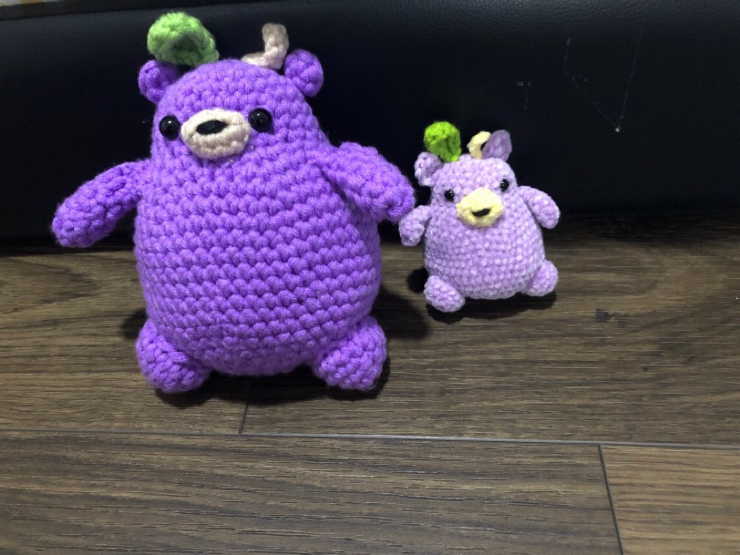 Crochet pear bears, Hobbies & Toys, Stationery & Craft, Handmade Craft ...