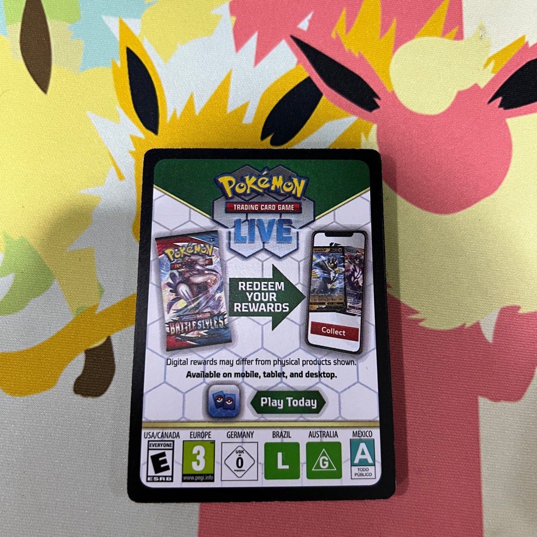 Crown Zenith Code Cards Pokemon Card TCG Online, Hobbies & Toys, Toys ...