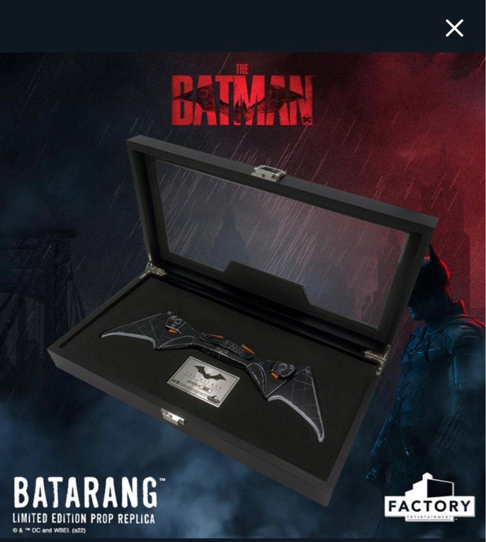 DC ORIGINAL LIMITED EDITION - The Batman Batarang (Prop Replica ...