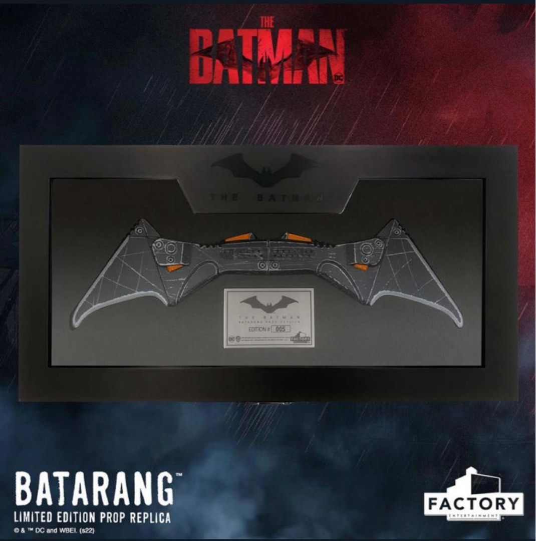 DC ORIGINAL LIMITED EDITION - The Batman Batarang (Prop Replica ...