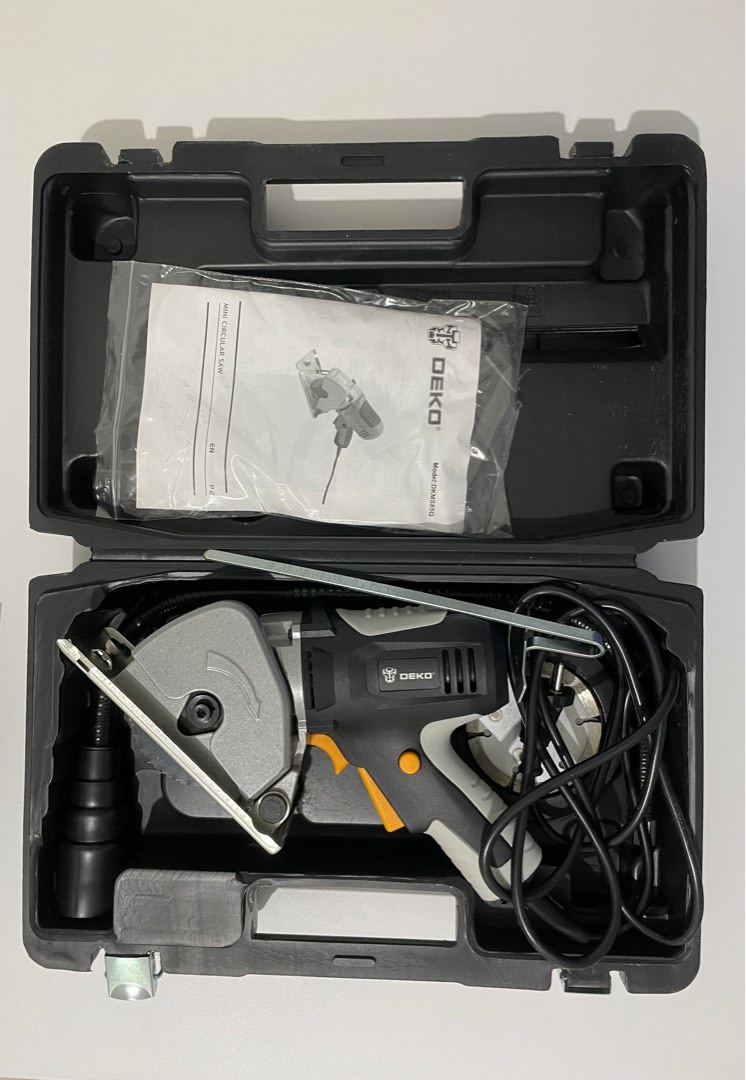 Deko mini circular saw, Furniture & Home Living, Home Improvement & Organisation, Home ...