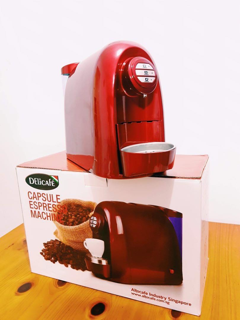 Delicafe Capsule Espresso Machine Coffee Maker - DL 01, Food & Drinks ...