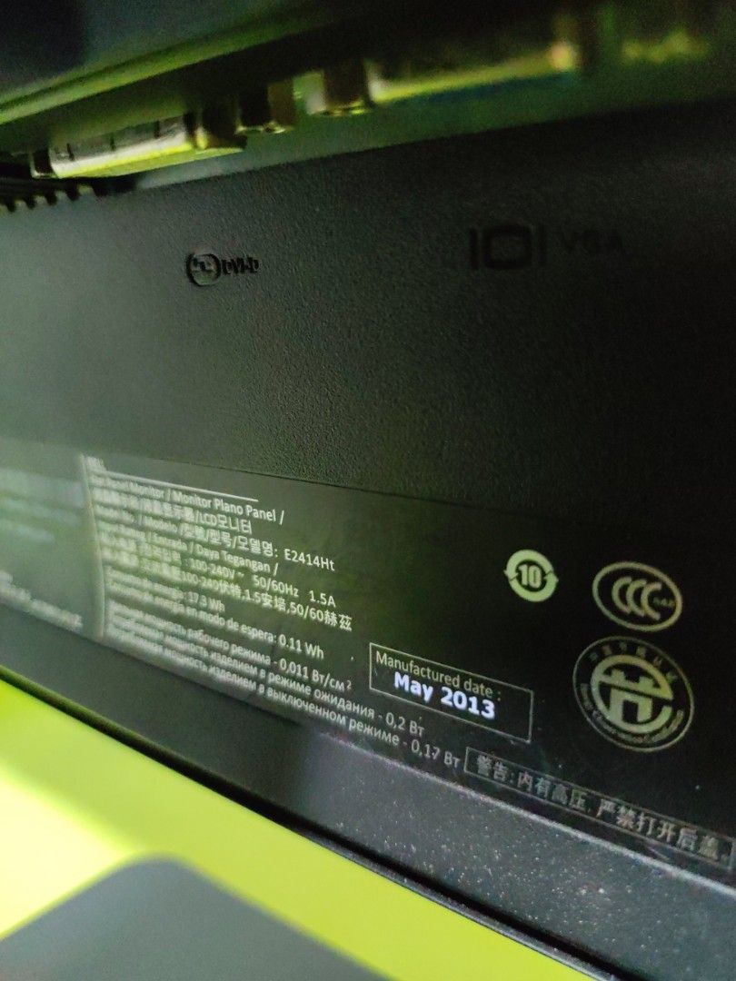 Dell 24'' Monitor (E2414Ht), Computers & Tech, Desktops on Carousell