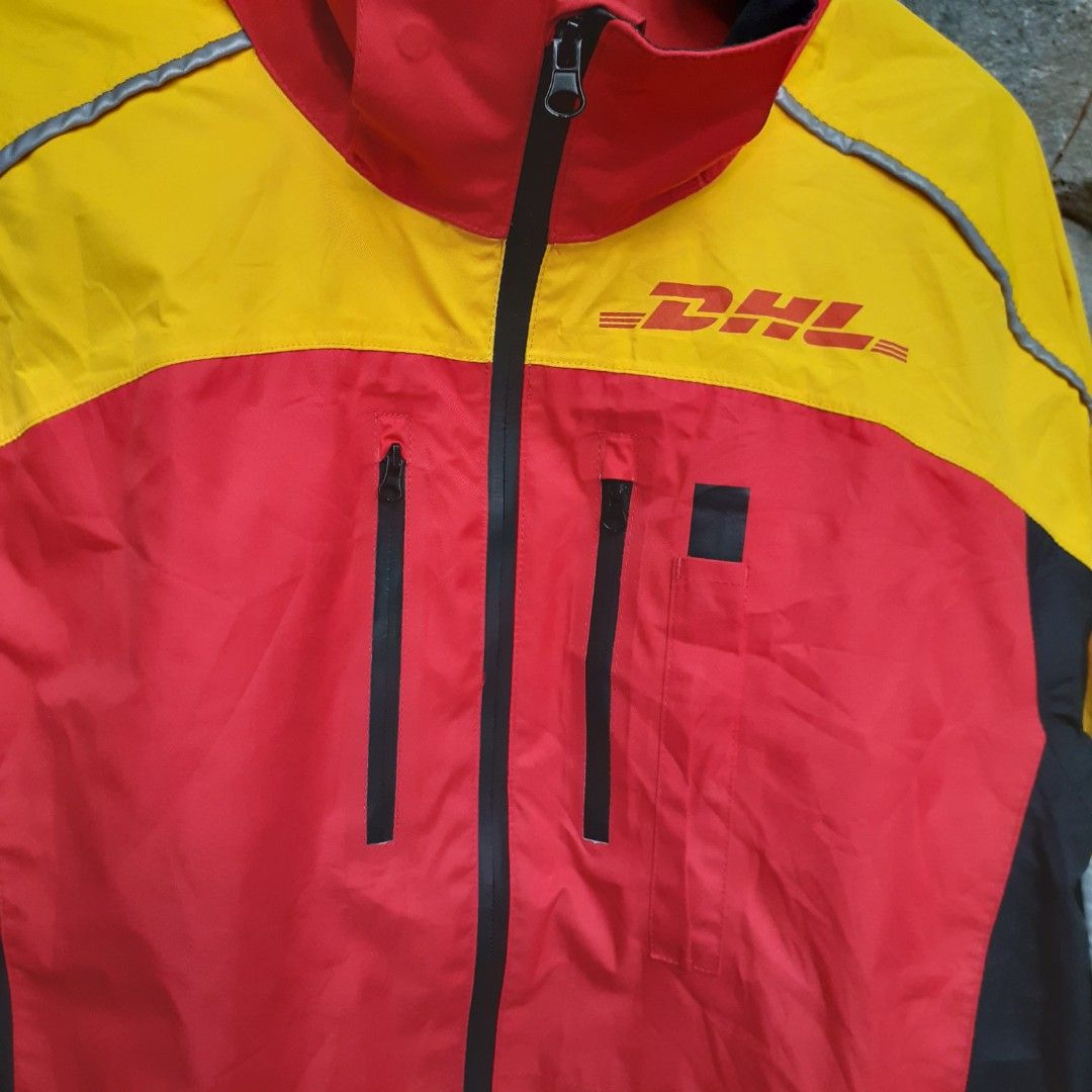 Dhl shell jacket, Men's Fashion, Activewear on Carousell