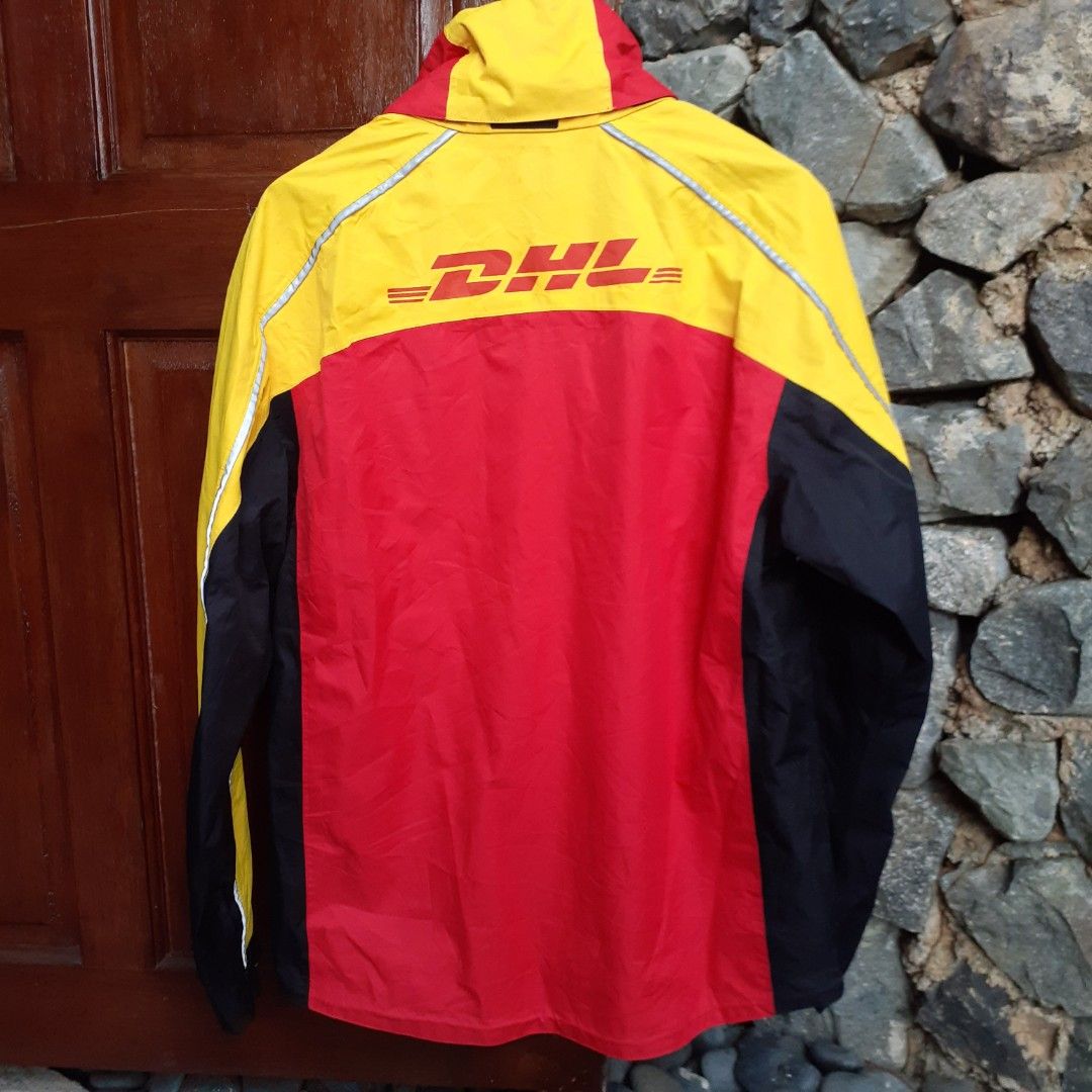 Dhl shell jacket, Men's Fashion, Activewear on Carousell