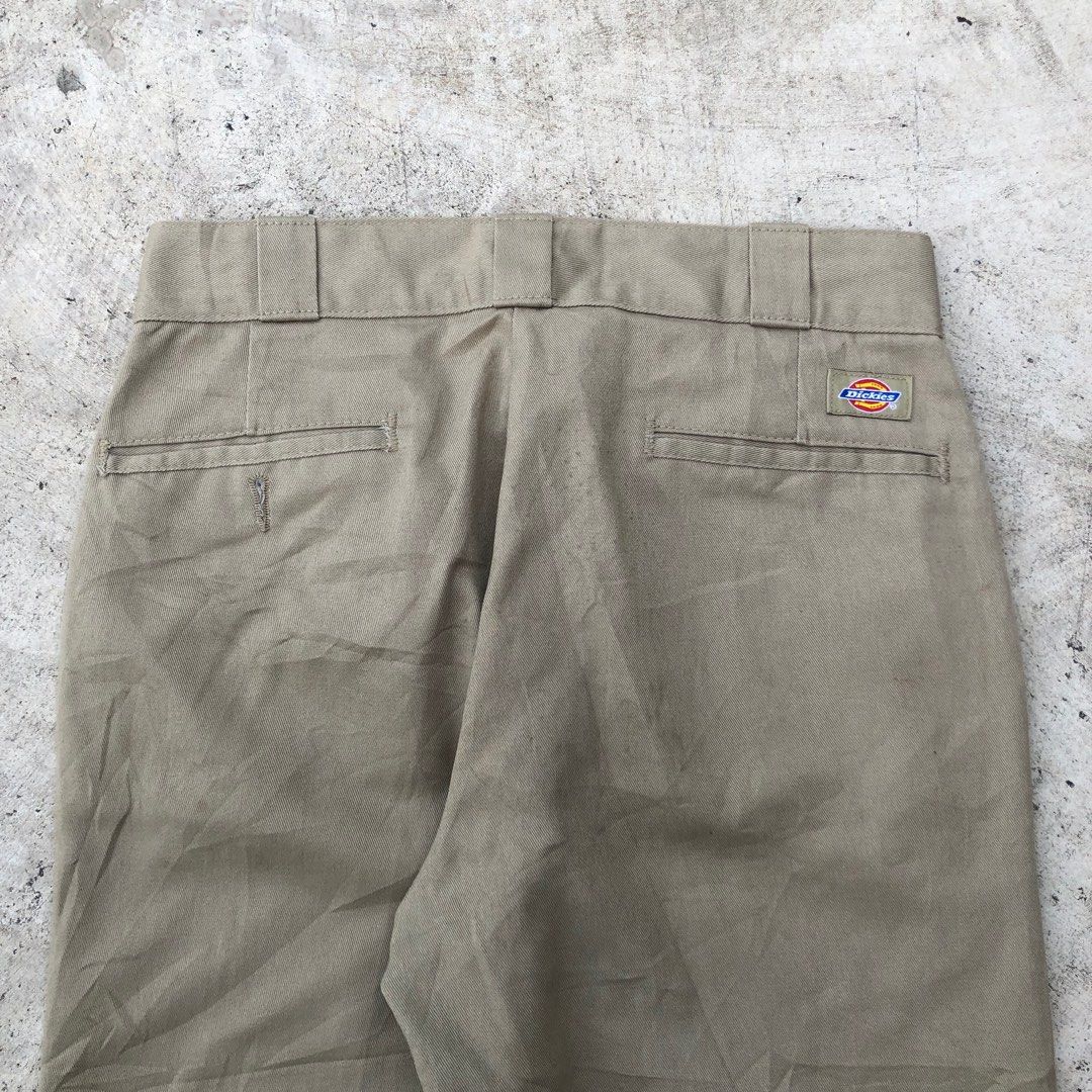 Dickies 873 Khaki Second Original, Fesyen Pria, Pakaian , Bawahan di ...