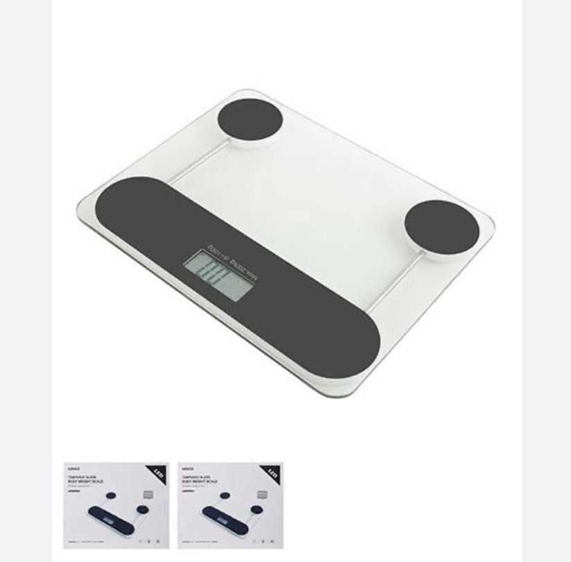 Digital scale with battery - Miniso, Health & Nutrition, Health ...