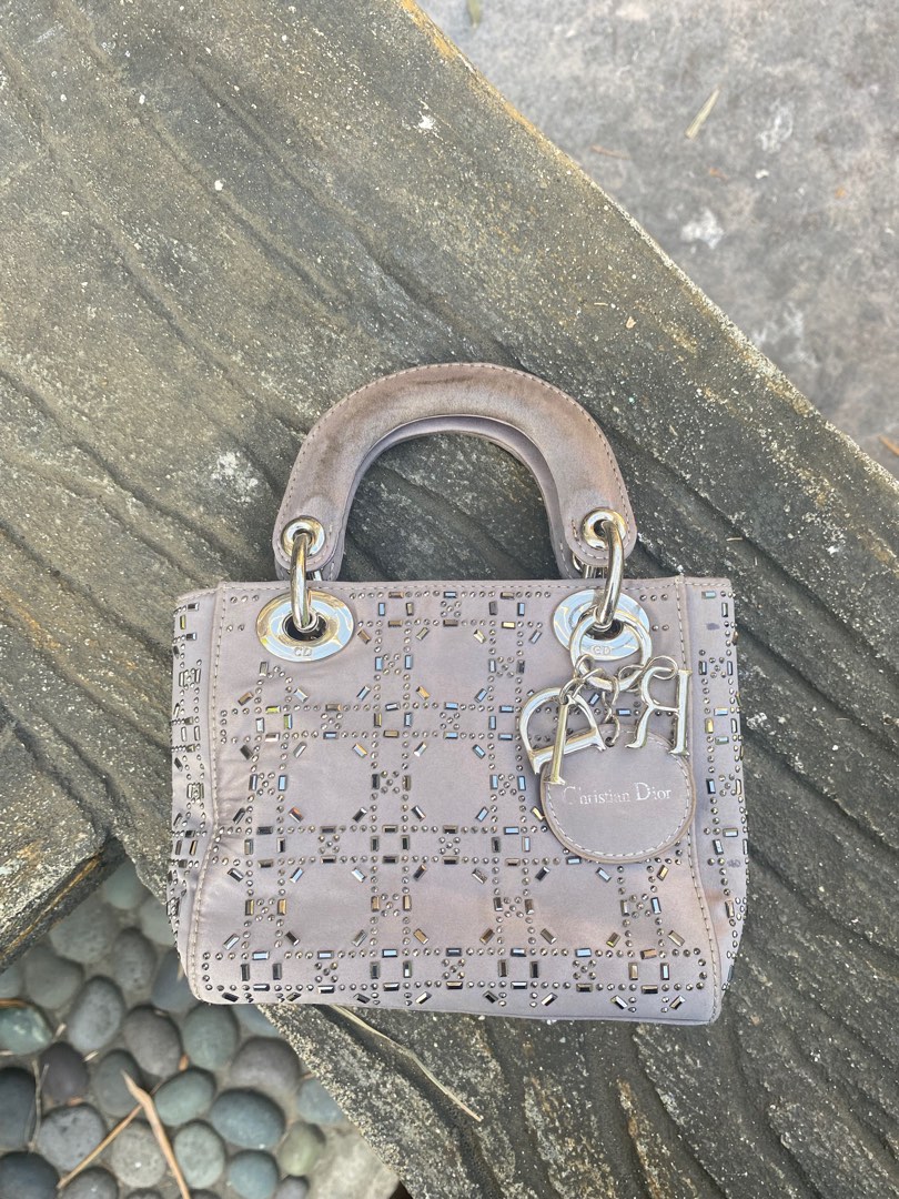 Dior lady dior small crystal bag, Luxury, Bags & Wallets on Carousell