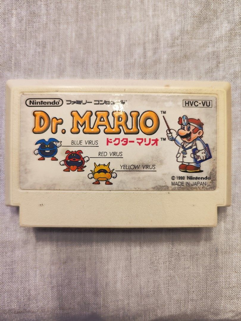 【Dr. Mario】Famicom Game, Video Gaming, Video Games, Nintendo on Carousell