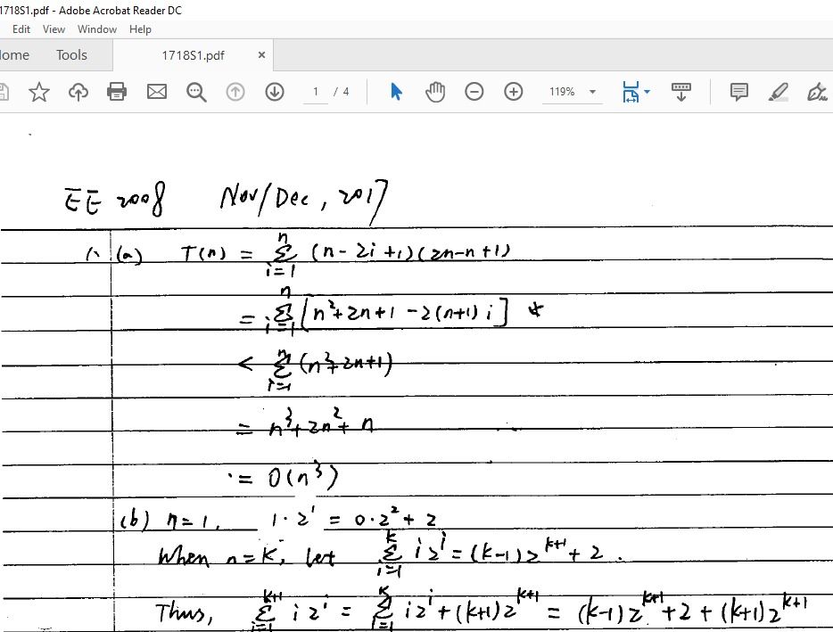 EE2008 IM1001 Data Structures and Algorithms NTU EEE IEM Notes, Quiz ...