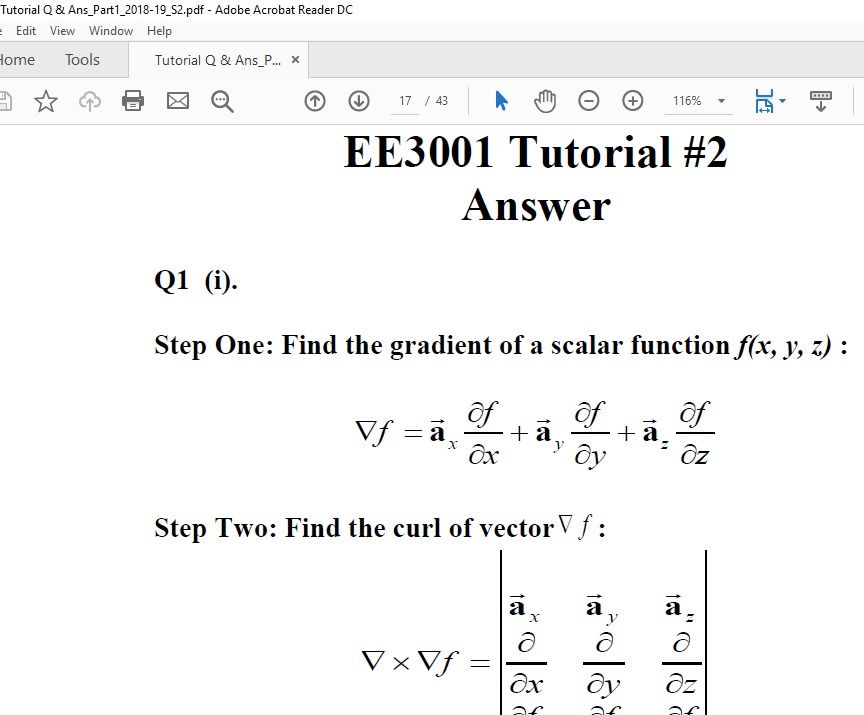 Ee3001 Engineering Electromagnetics Ntu Eee Notes Quiz Past Year
