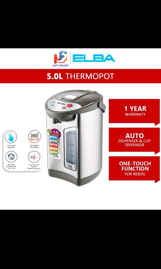 ELBA THERMOPOT, TV & Home Appliances, Kitchen Appliances, Kettles ...