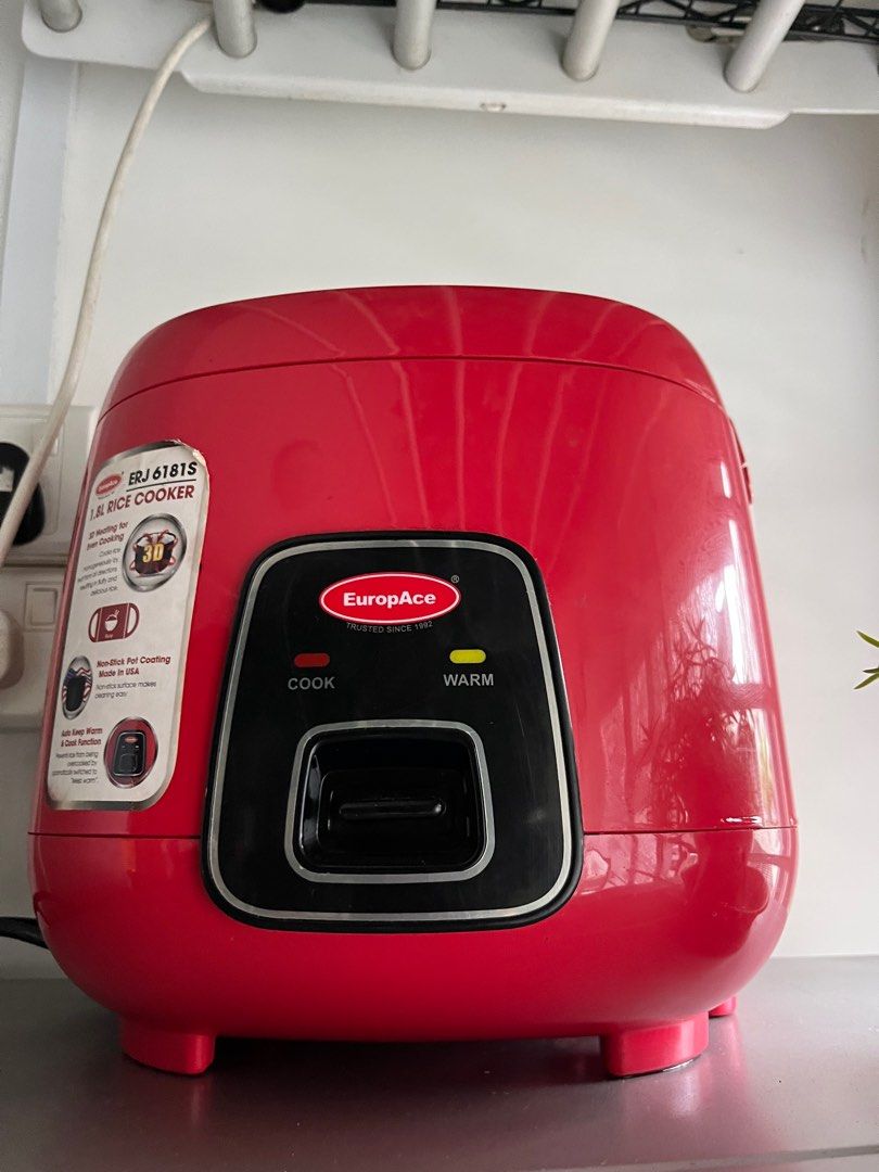 EuropAce Rice Cooker, TV & Home Appliances, Kitchen Appliances, Cookers ...