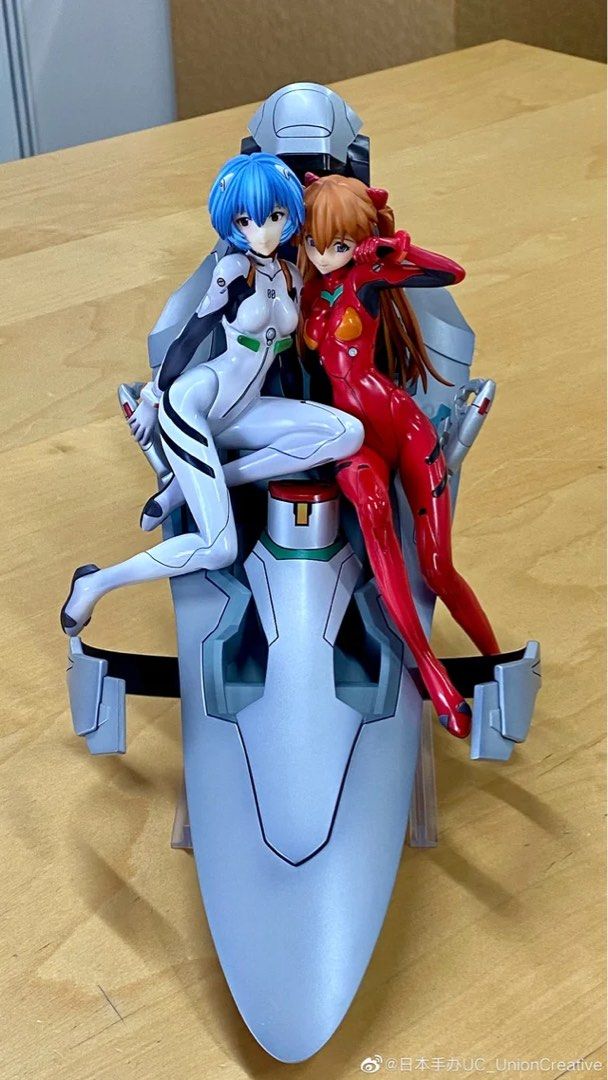 Evangelion - Asuka / Rei - twinmore object - union creative figure, Hobbies & Toys, Toys & Games ...