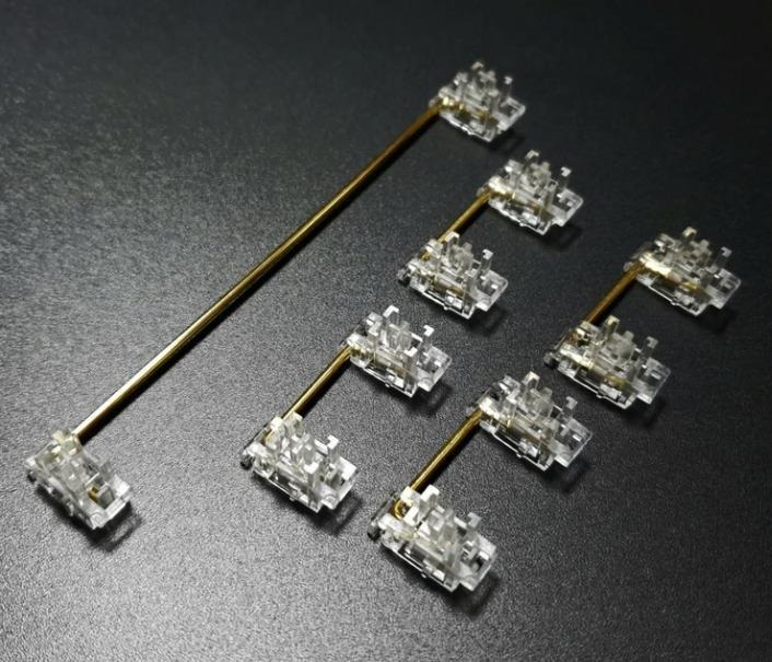 Everglide Panda V3 Plate Mounted Stabilizers Stabs Cl;earWhite Gold ...