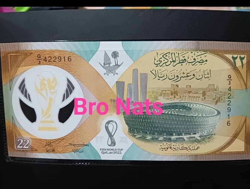 FIFA Commemorative Note Qatar, Hobbies & Toys, Memorabilia ...